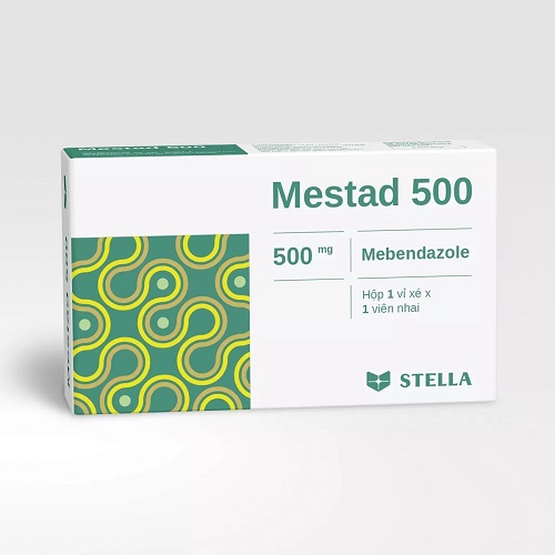 Mestad 500 Mebendazole Stella H/1v - Dược phẩm Hồng Phát