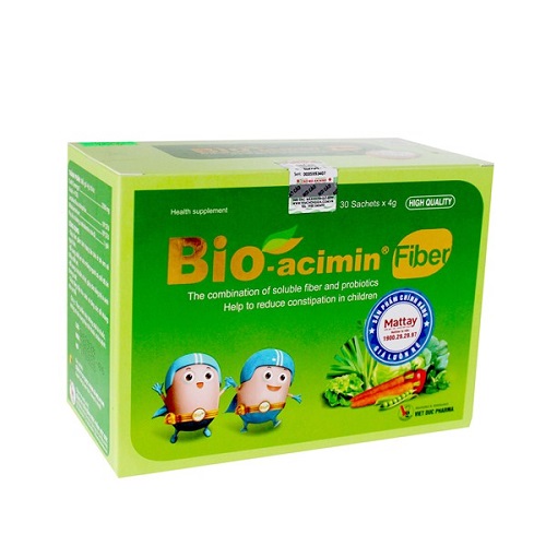 Bio Acimin Fiber H/30 gói (tặng 14 điểm) - Dược phẩm Hồng Phát